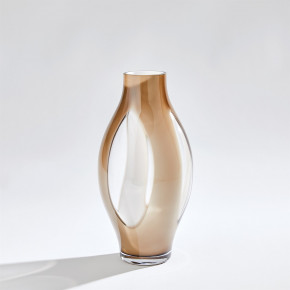 Moser Her Majesty Vase Topaz Vase/Clear Globe | Gracious Style