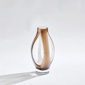 Moser Her Majesty Vase Topaz Vase/Clear Globe | Gracious Style