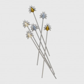 Joanna Buchanan Stripey Bee Swizzle Sticks, Set of Six | Gracious Style