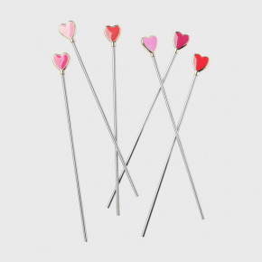 Joanna Buchanan Stripey Bee Swizzle Sticks, Set of Six | Gracious Style
