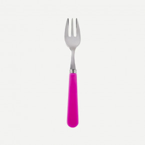 Sabre White Dots Pink Oyster Fork 6" | Gracious Style