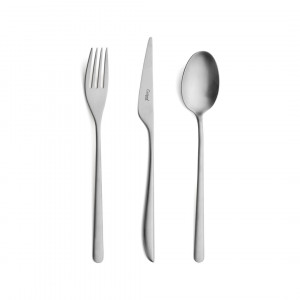 Cutipol Vario Matte Steel Flatware | Gracious Style