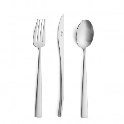 Cutipol Vario Matte Steel Flatware | Gracious Style