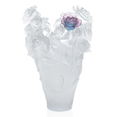 Daum Rose Passion Flower, Green and Pink | Gracious Style