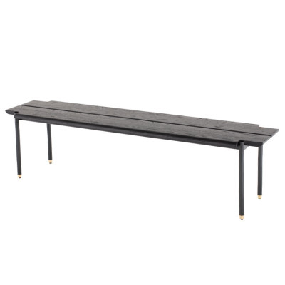 Four Hands Keane Bench Black Elm | Gracious Style
