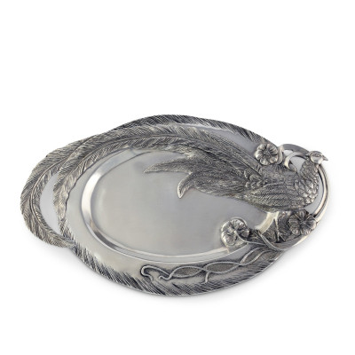 Michael Aram Feather Tray Goldtone | Gracious Style