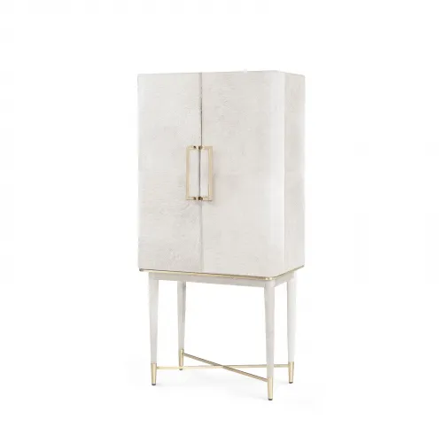 Villa & House Florian Tall Bar Cabinet Ivory | Gracious Style