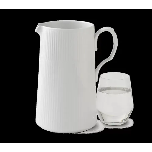 Royal Copenhagen White Fluted Modern Jug 1.7L | Gracious Style