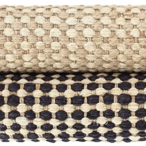 Dash & Albert Kuba Black Woven Jute Rugs | Gracious Style
