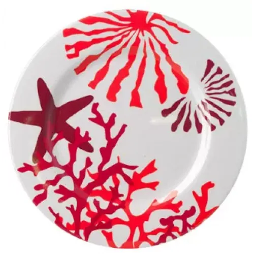 Mario Luca Giusti Corallo Red Melamine Dinnerware | Gracious Style