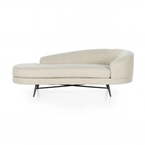 Four Hands Carmela Right Arm Facing Chaise Irving Taupe | Gracious Style