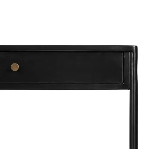Four Hands Soto Console Table Black | Gracious Style