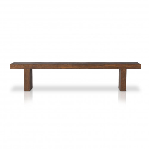 Four Hands Encino Outdoor Dining Bench Small Brown | Gracious Style