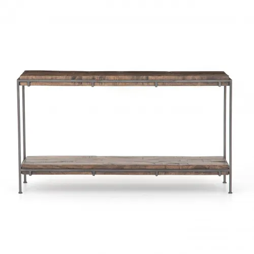 Four Hands Simien Console Table Gunmetal | Gracious Style