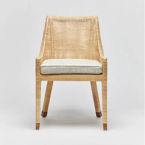 Interlude Home Boca Dining Chair, Natural | Gracious Style