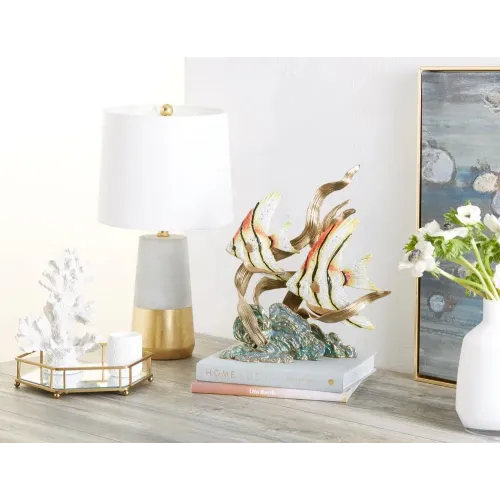 Jay Strongwater Swimming Angel Fish Figurine (Special Order) | Gracious ...