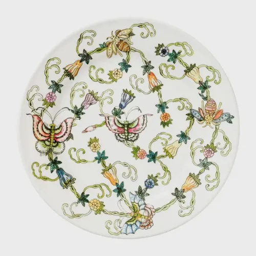 Joanna Buchanan Butterfly And Bees Dinner Plates, Set of Four ...