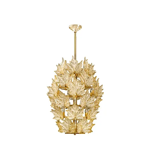 Lalique Champs Elysees Chandelier, Gold Luster Crystal, Gilded Finish ...