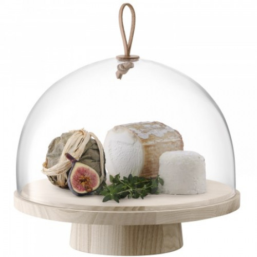 LSA Ivalo Ash Stand & Dome Diameter 28cm/H23cm Clear | Gracious Style