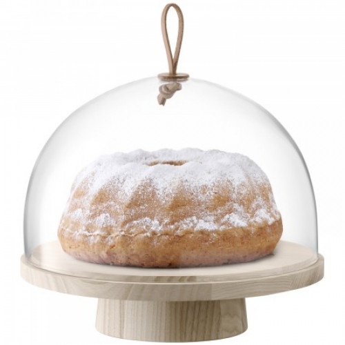LSA Ivalo Ash Stand & Dome Diameter 28cm/H23cm Clear | Gracious Style