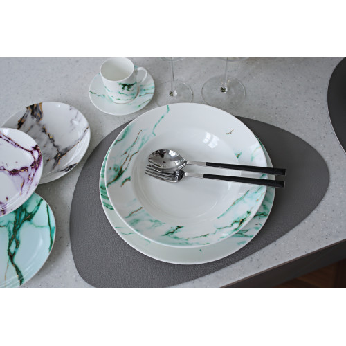 Prouna Marble Verde Dinnerware | Gracious Style