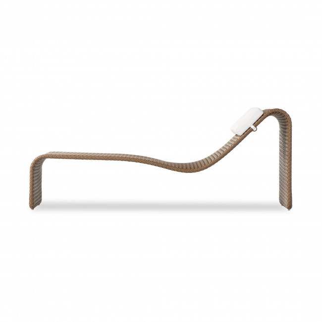 Four Hands Paige Outdoor Woven Chaise Lounge Natural | Gracious Style