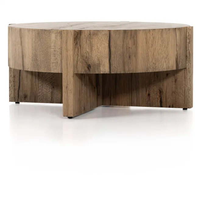 Four Hands Bingham Coffee Table Rustic Oak Veneer | Gracious Style