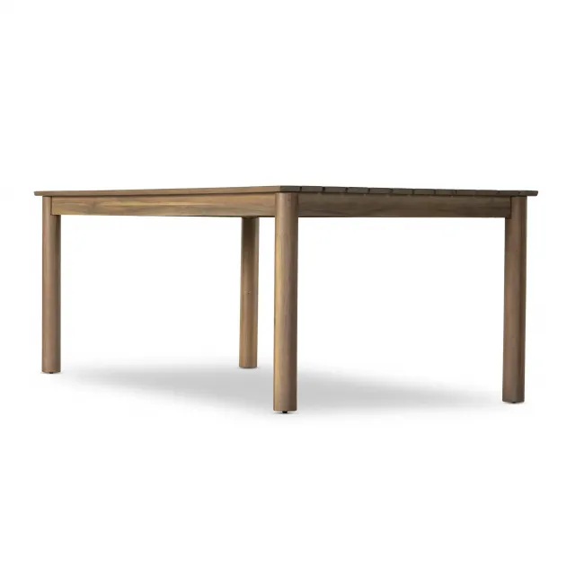 Four Hands Wilson Outdoor Dining Table 84" Ashen Acacia | Gracious Style
