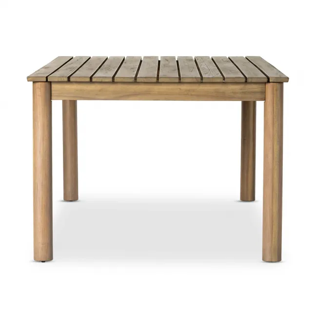 Four Hands Wilson Outdoor Dining Table 84" Ashen Acacia | Gracious Style