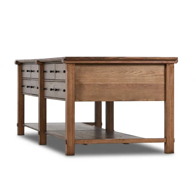 Four Hands Gardendale Kitchen Island Tan Oak | Gracious Style
