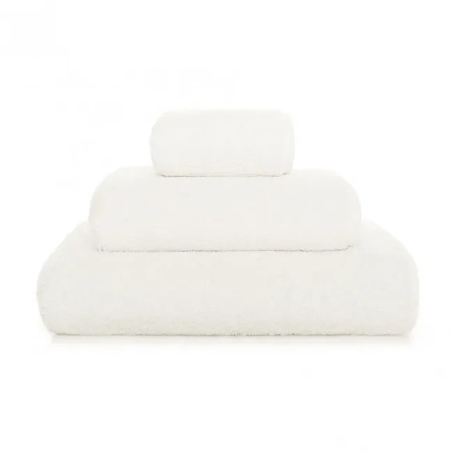 Graccioza Long Double Loop Snow Hand Towel 18" x 30'' | Gracious Style