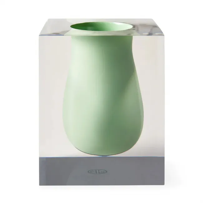 Jonathan Adler Acc Bel Air Scoop Vase Celadon | Gracious Style