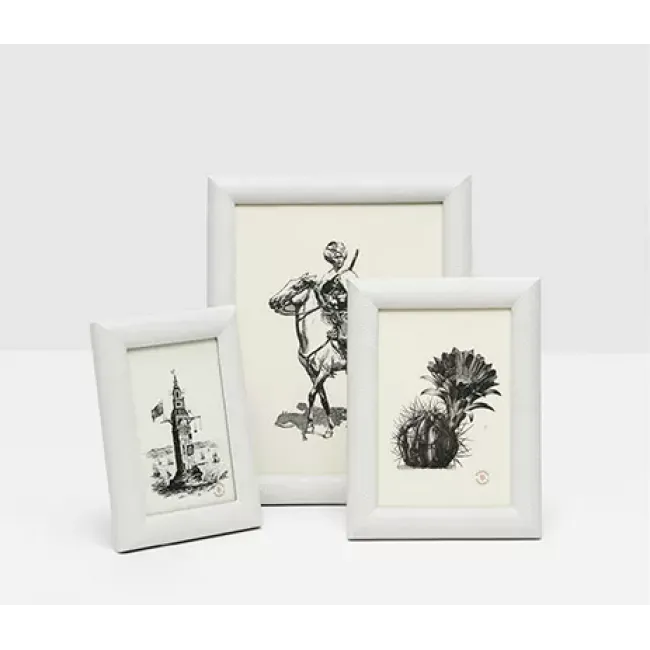 Pigeon & Poodle Oxford Blanc Realistic Faux Shagreen Picture Frames ...