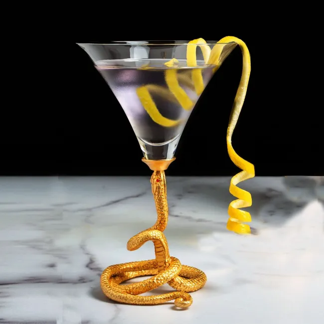 Vagabond House Snake Cocktail/Martini Glass | Gracious Style
