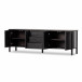Four Hands Veta Media Console-Black Cane | Gracious Style