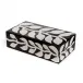 Tozai Leaf Patterned Black and White Covered Box | Gracious Style