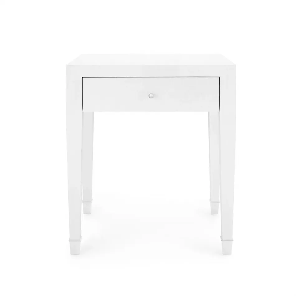 Villa & House Claudette 1-Drawer Side Table Cream | Gracious Style