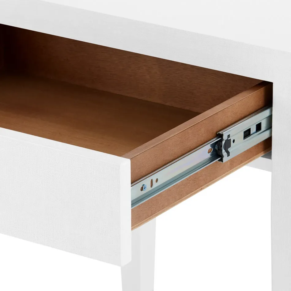 Villa & House Claudette 1-Drawer Side Table Cream | Gracious Style