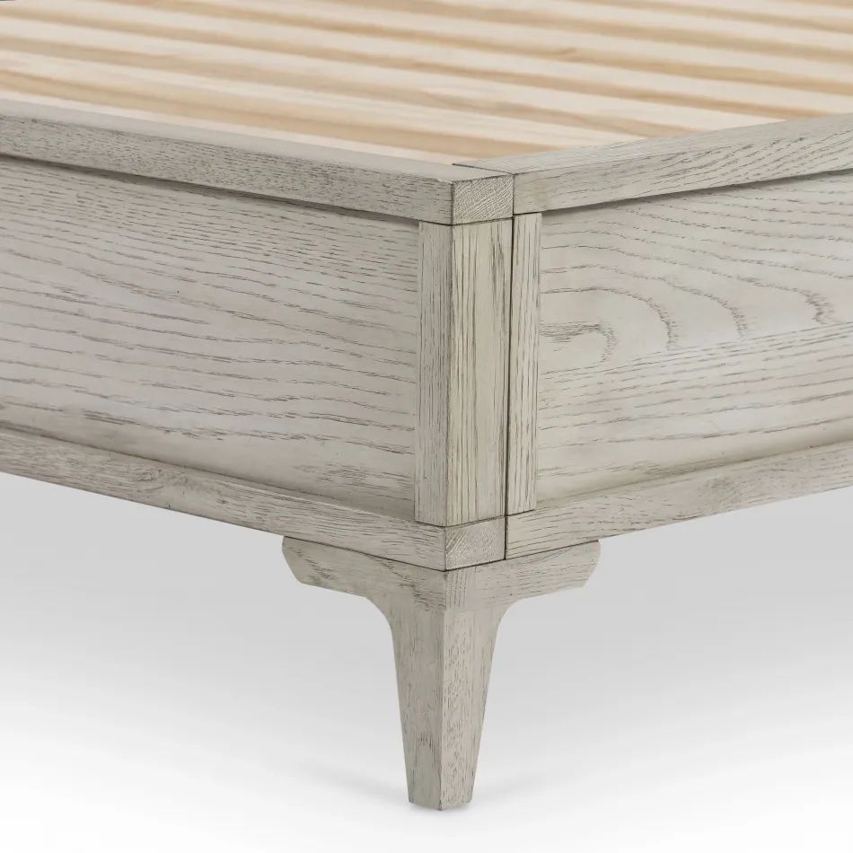 Four Hands Viggo Bed Vintage White Oak Queen | Gracious Style