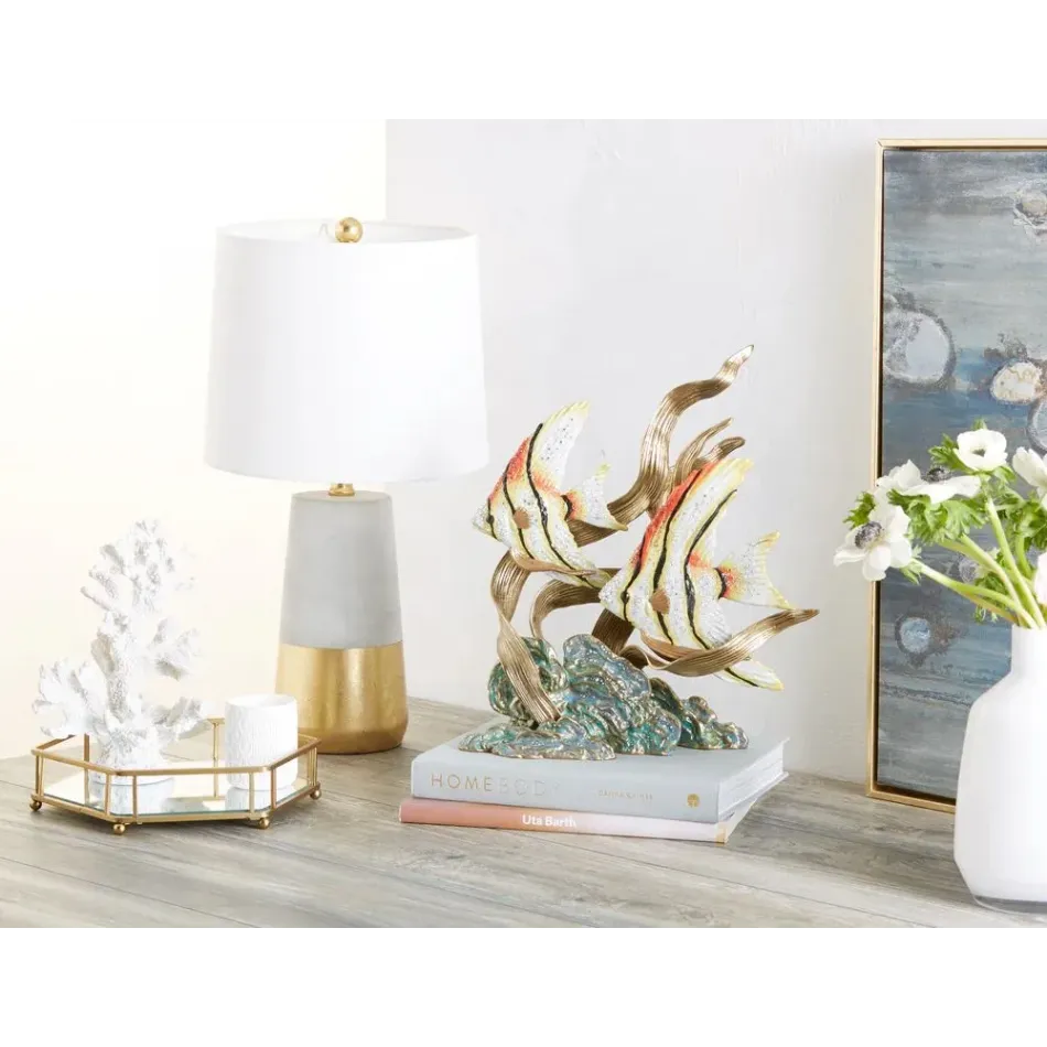 Jay Strongwater Swimming Angel Fish Figurine (Special Order) | Gracious ...