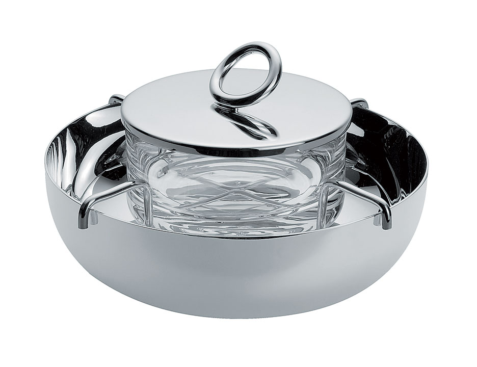 Christofle Vertigo Silver Plated Caviar Serving Set | Gracious Style