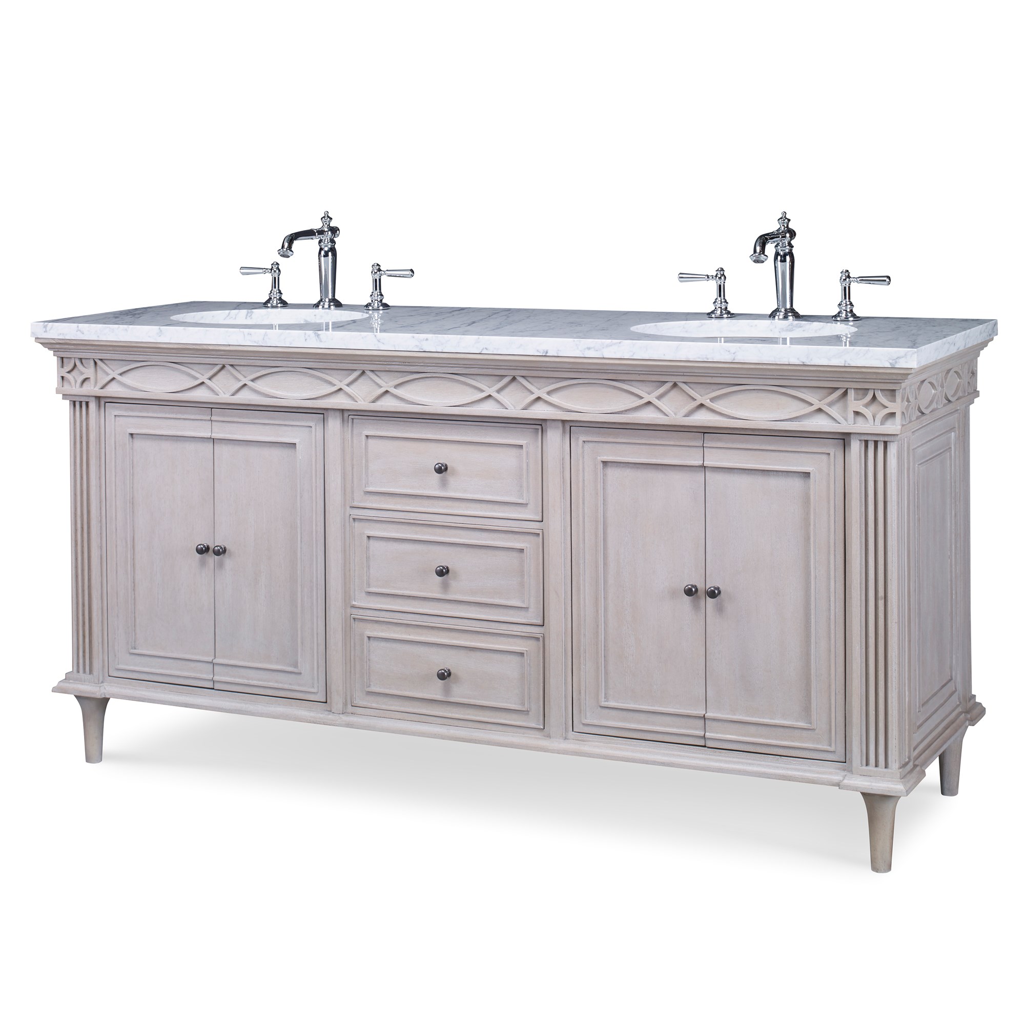 Ambella Home Seville Double Sink Chest | Gracious Style