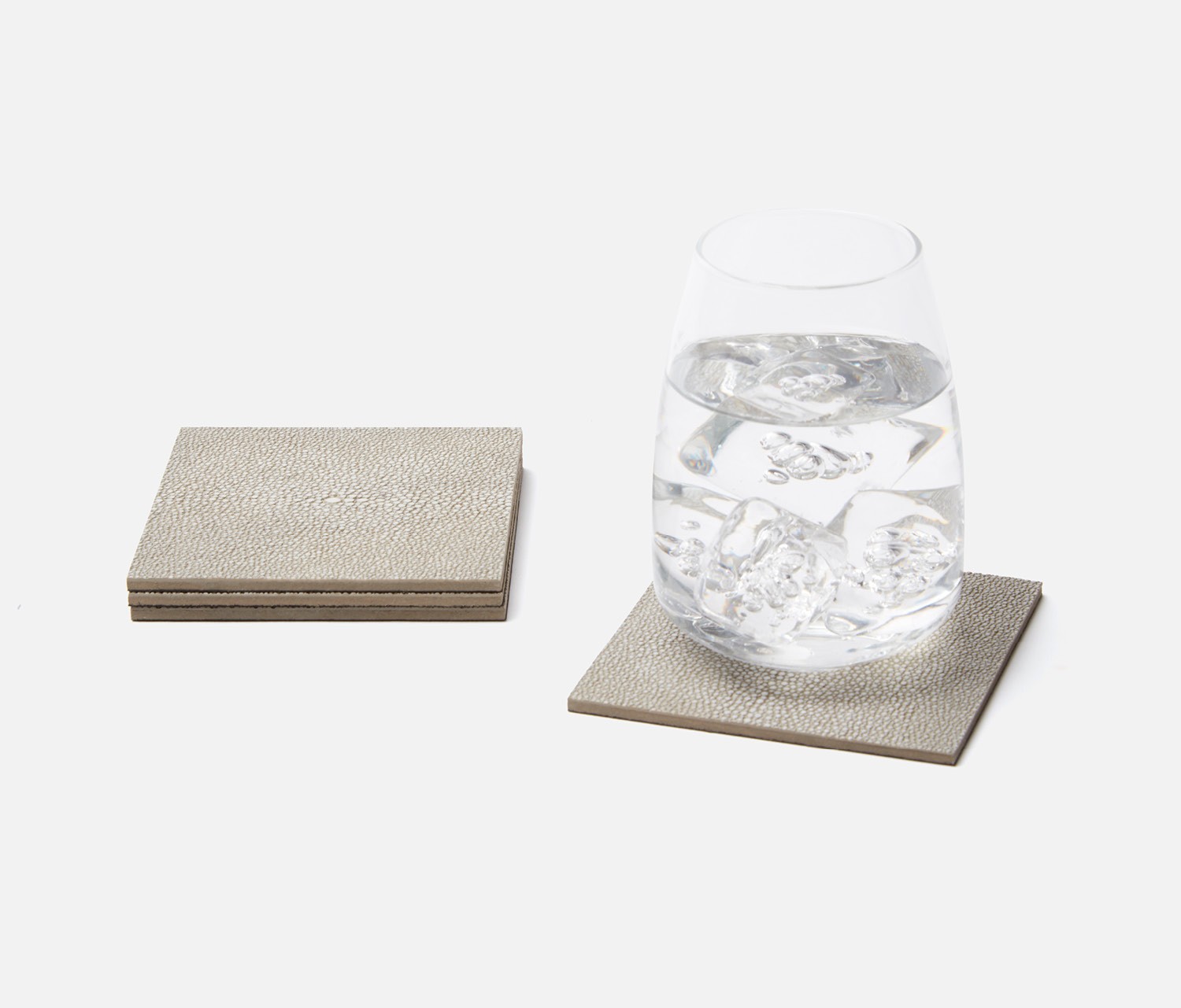 Blue Pheasant Henry Sand Square Coasters Boxed Set Of 4 | Gracious Style