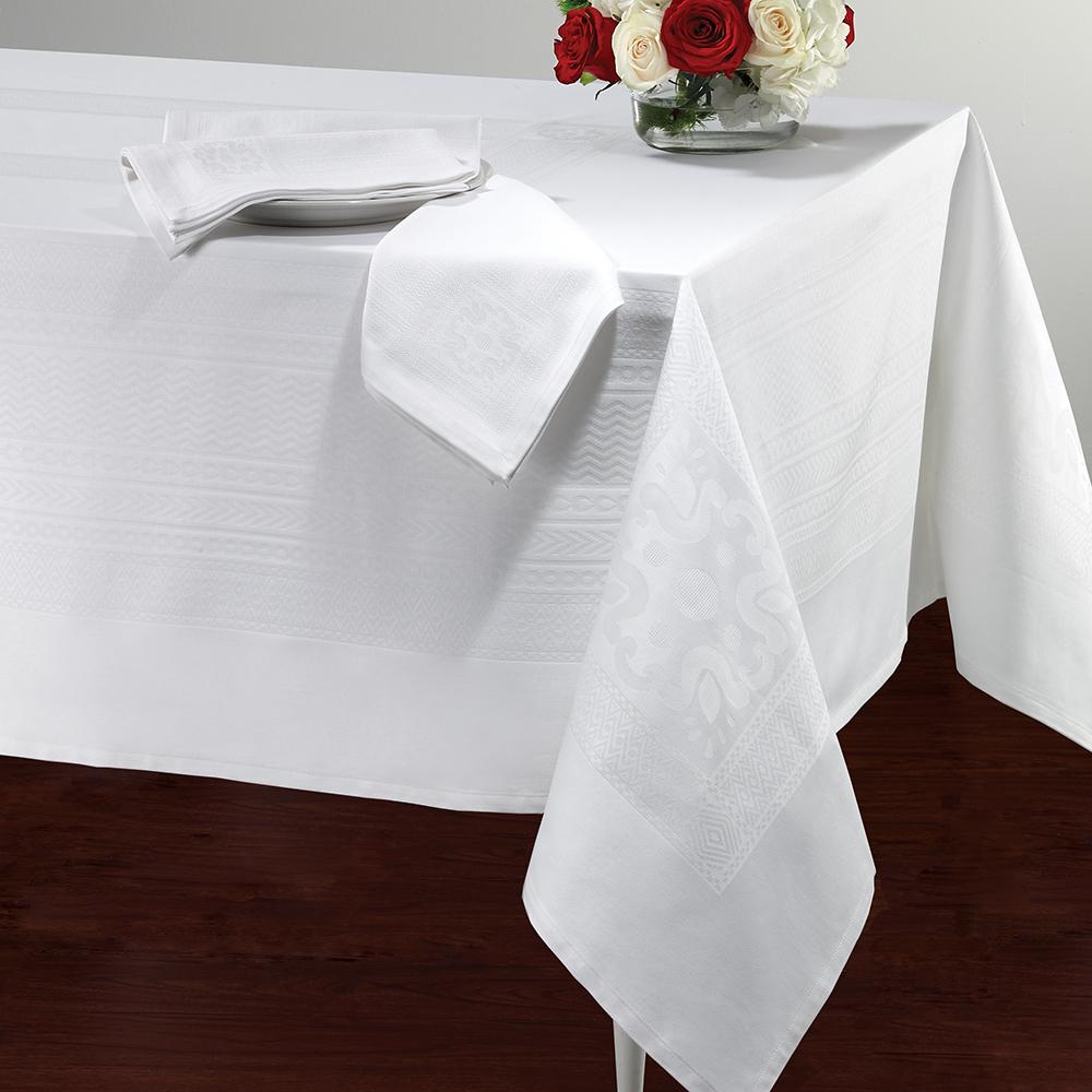 Bodrum Villa White Table Linens | Gracious Style
