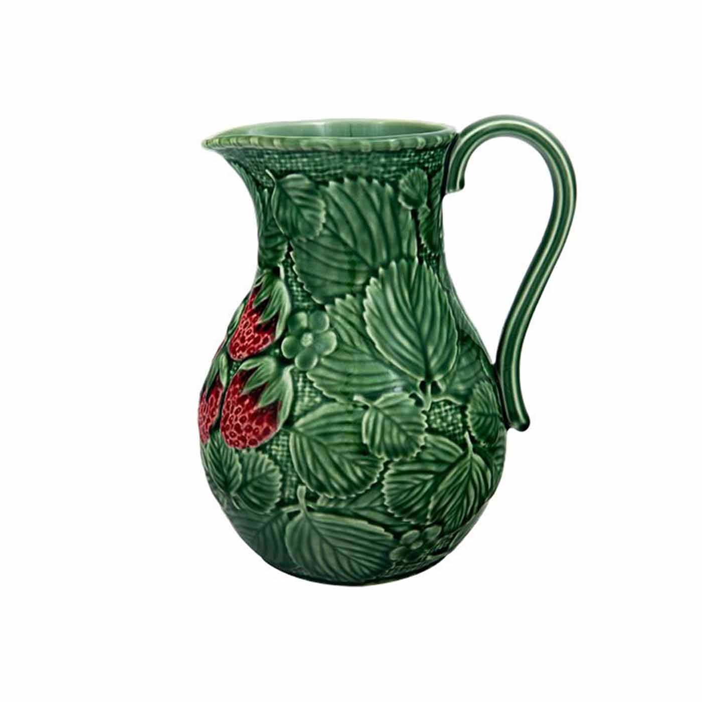 Bordallo Pinheiro Strawberries Pitcher | Gracious Style