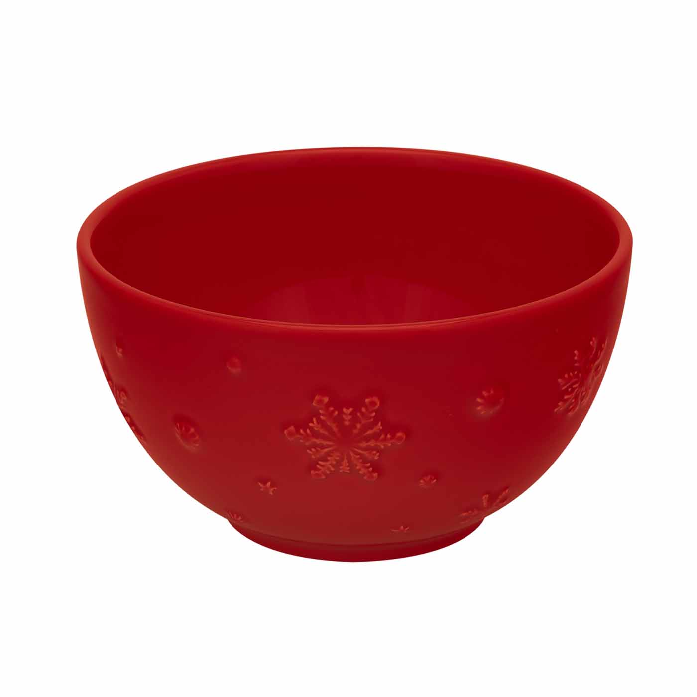 Bordallo Pinheiro Snowflakes Red Dinnerware | Gracious Style
