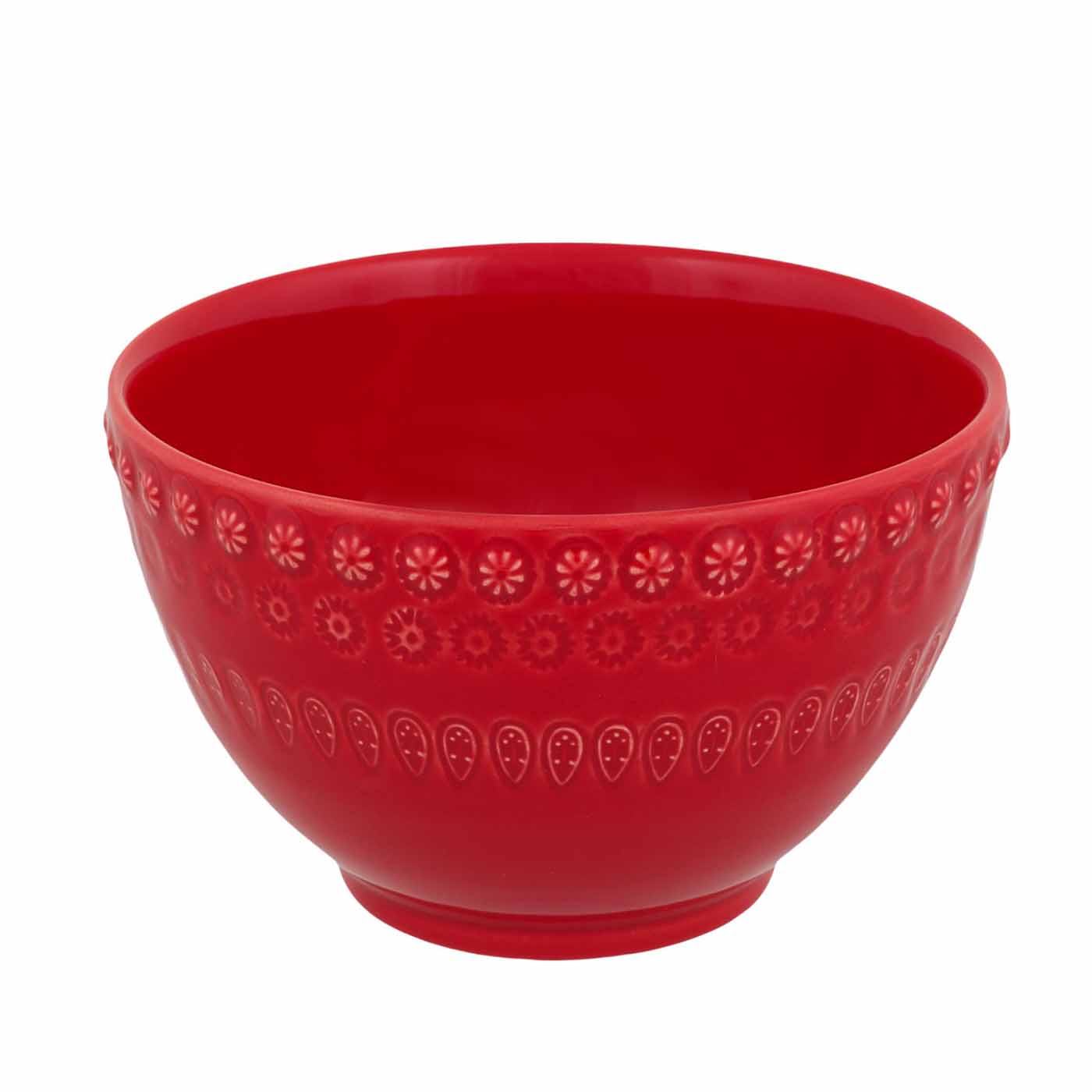 Bordallo Pinheiro Fantasy Red Rice Bowl | Gracious Style