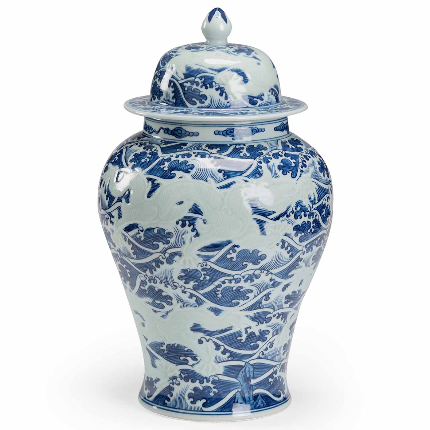 Chelsea House Xuande Covered Urn | Gracious Style