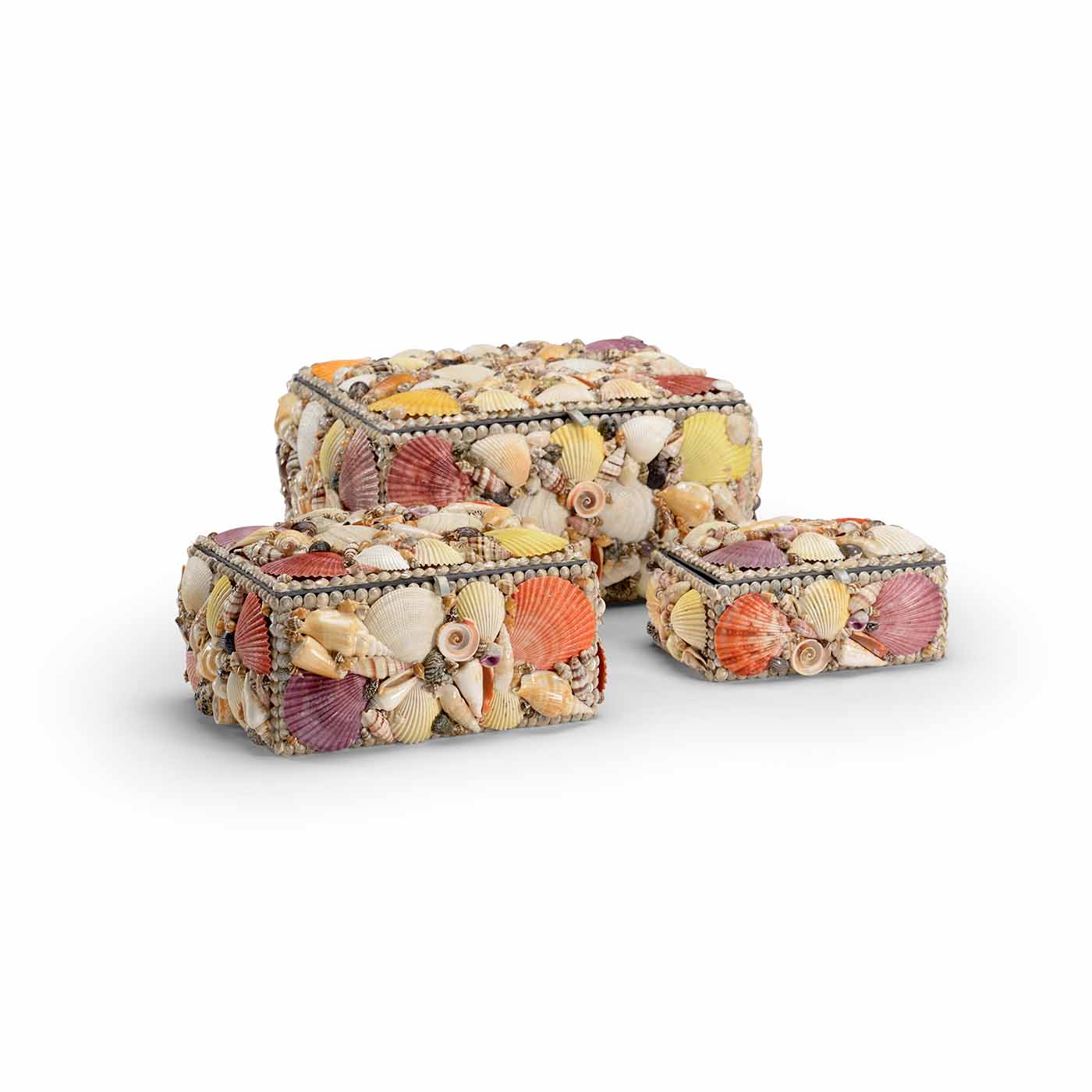 Chelsea House Shell Boxes (Set of 3) | Gracious Style