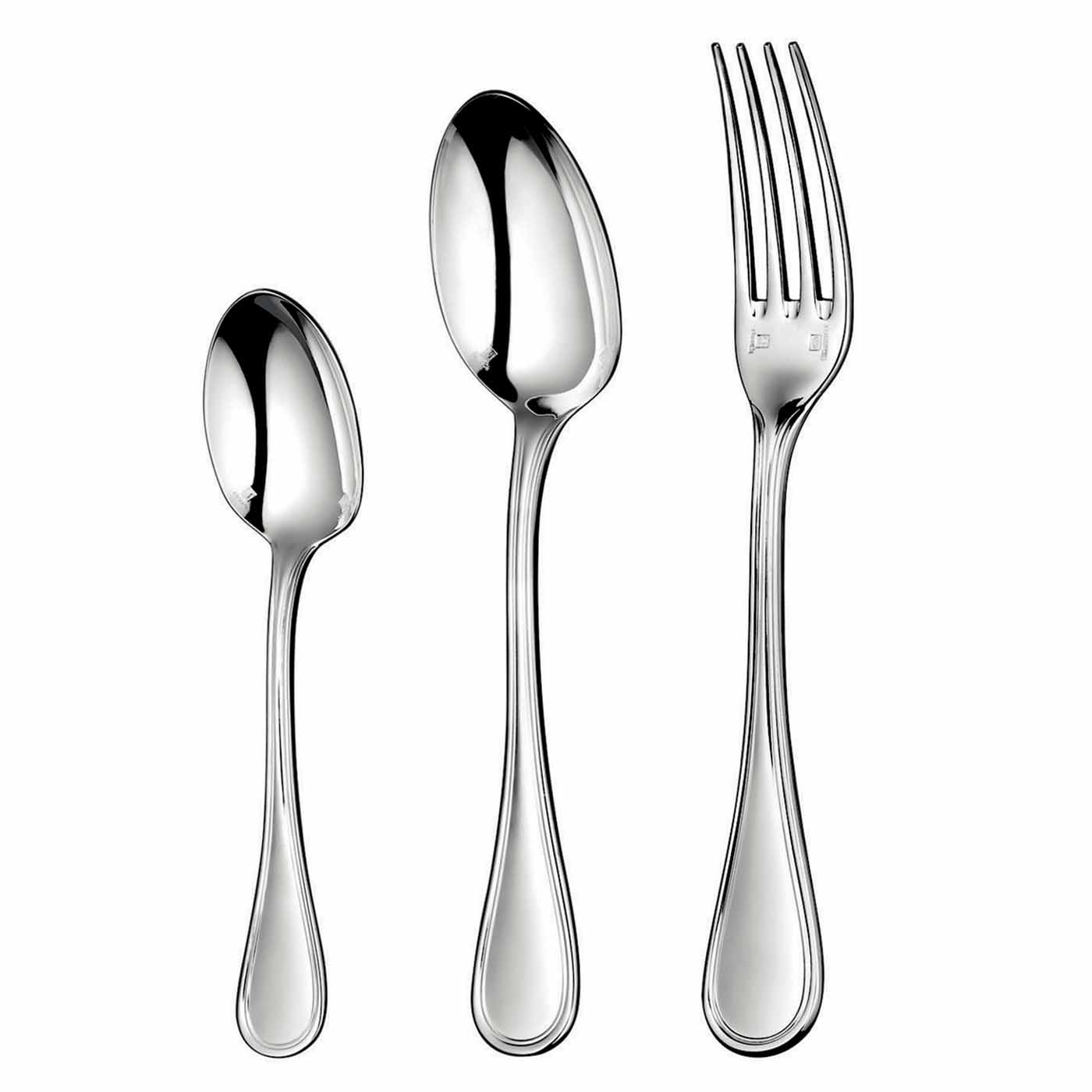 Christofle Albi Sterling Silver Three-Piece Baby Flatware Set ...